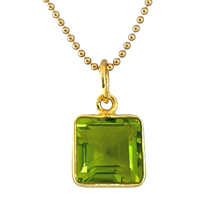 Lillian Gold Fill Necklace (6 Gemstone Options) – Sissy Yates Designs